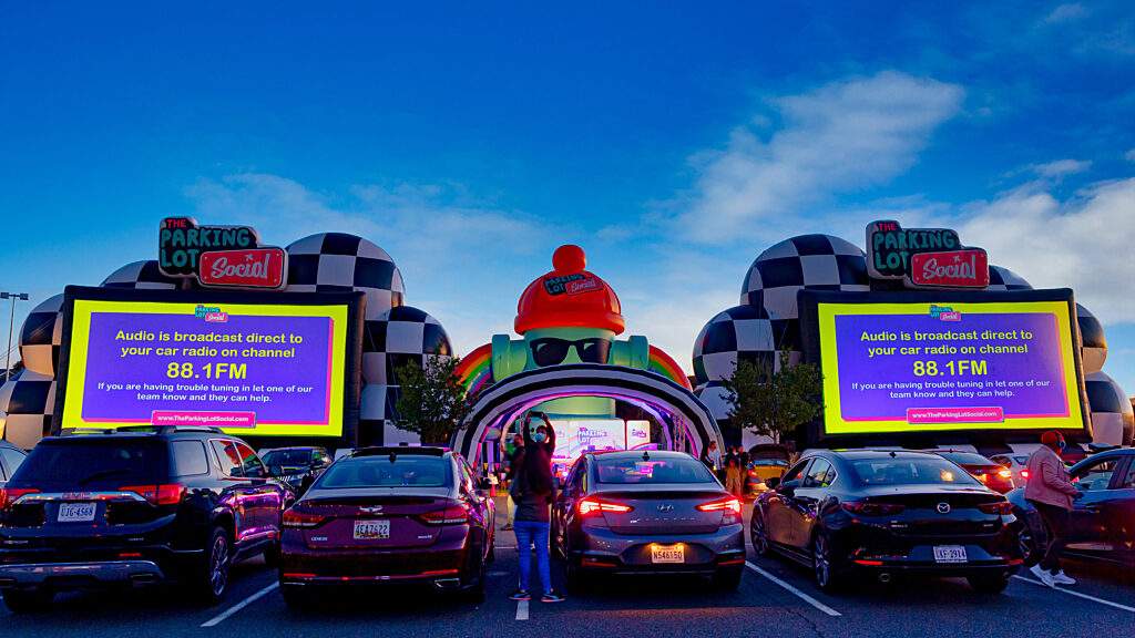 Carousel | The Parking Lot Social; The Ultimate Drive-In Experience